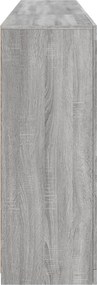 Příborník s LED osvětlením šedý sonoma 202 x 37 x 100 cm 3209189
