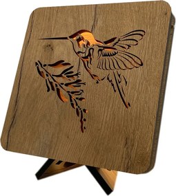 Li-Go "Kolibřík" lampa 19x19 cm provedení povrchu: dub