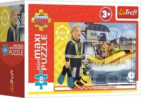 Trefl - Puzzle - Požárník Sam: Na vodě / 20 dílků / 22 x 16 cm / věk 3