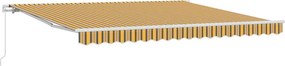 Stahovací markýza Vícebarevný 400 × 300 cm Polyester a hliník 3330575