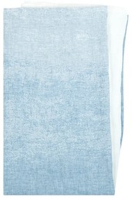 Lněná deka / ubrus Saari 145x260, modro-bílá