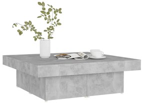 vidaXL Marketos Konferenční stolek betonově šedý 90x90x28 cm kompozitní dřevo