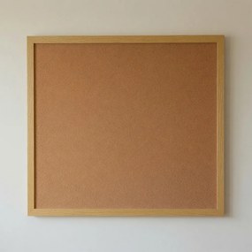 Toptabule.sk  Korková tabule v dřevěném rámu NATURE LINE SVĚTLÝ DUB 120x60 cm