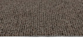 BALTA Metrážový koberec RE-TWEED 44 tmavě hnědý BARVA: Hnědá, ŠÍŘKA: 4 m, DRUH: smyčka