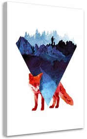 Gario Obraz na plátně Skrytá liška - Robert Farkas Rozměry: 40 x 60 cm