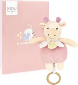 Doudou Plyšová žirafa hrající melodii 20 cm / od 0 měsíců