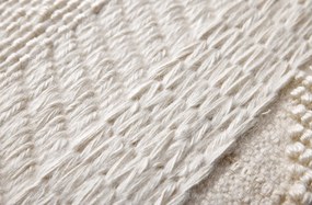 Diamond Carpets India, Ručně vázaný kusový koberec Winter DESP P88 Mohair White, 140x200, bílá, ložnice