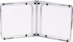 Skládací turistický stůl Veloca 120x60 cm bílý