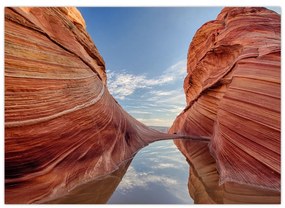 Skleněný obraz - Vermilion Cliffs Arizona (70x50 cm)