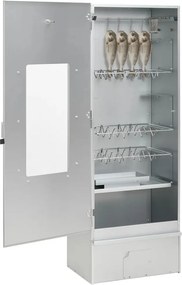Grilovací trouba / udírna s generátorem kouře pozinkovaná ocel 3200762