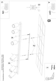 Brilagi -  LED Bodové svítidlo ASMUS 6xGU10/7W/230V bílá