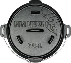 Valhal Outdoor Litinový hrnec (Dutch oven) VH3.8L