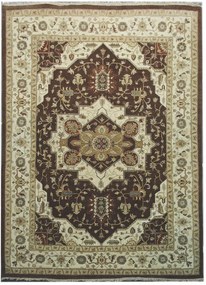 Hans Home | Ručně vázaný kusový koberec Diamond DC-SIRAPI Brown/ivory - 245x305