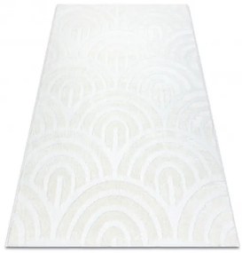 Dywany Łuszczów, Kusový koberec Mode 8629 cream, 140x190, bílá, kancelář