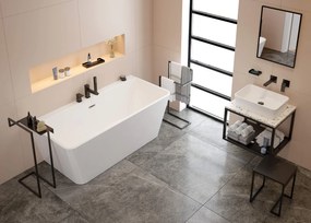 Deante Mokko příslušenství, držák na mýdlo, černá matná, ADM_N411