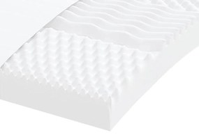 Petromila Pěnová matrace bílá 140 x 200 cm 7 zón tvrdost 20 ILD