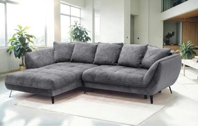 XXXLutz ROHOVÁ SEDAČKA, textil, barvy grafitu, šedá MID.YOU - Sedací soupravy - 000694008407