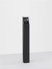 NV 9492750 Venkovní sloupkové svítidlo SELENA antracitový hliník a čirý akryl E27 1x12W 220-240V bez žárovky IP65 - NOVA LUCE