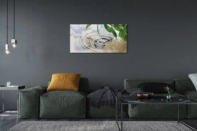 Obrazy na plátně pokles stříkající vodě 125x50 cm