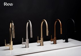 Rea Fresh, stojánková dřezová baterie, zlatá lesklá, REA-B0669