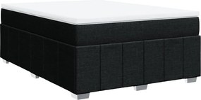 Box spring postel s matrací černá 140 x 190 cm textil 3285472