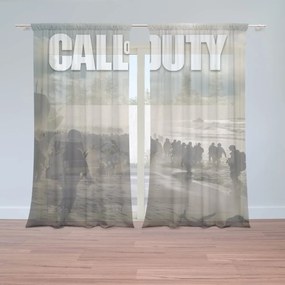 Sablio Záclony Call of Duty Normandie: 2ks 150x250cm