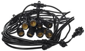 LED světelný řetěz Basic1, 15m, (bez žárovek), b