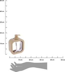 Dávkovač mýdla Creamy, béžová, 500 ml