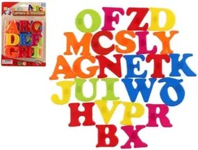 TEDDIES Magnetická písmena 27 ks / Plast / Na kartě / 3+