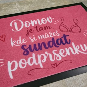 Mercury Flooring, Rohožka Podprsenka 40x60 cm, 40x60, růžová