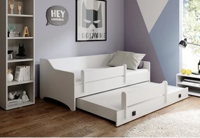 ADRK Furniture Dvojitá postel s matracemi NAOMI II 160x80