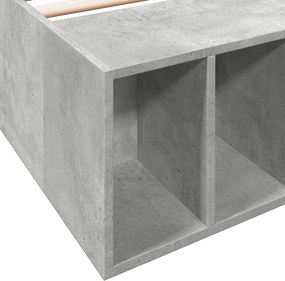 Rám postele betonově šedý 90 x 190 cm kompozitní dřevo 3280618