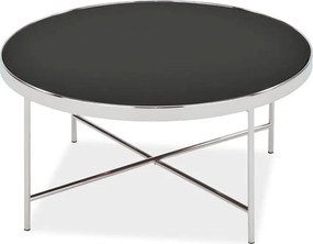 Casarredo - Komfort nábytek Kulatý konferenční stolek GINA B chróm