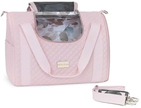 Muffin&Berry Cestovní taška pro psy Louisa růžová Velikost: XS