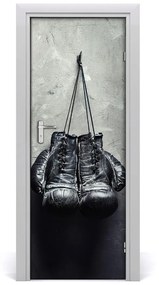 Fototapeta samolepící dveře boxerské rukavice 95x205 cm