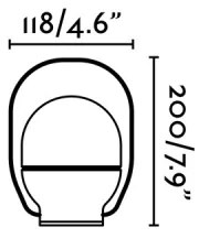 FARO 01016 - LED Stmívatelná stolní lampa TAKE AWAY LED/1,5W/3,7V 2700K 2600 mAh
