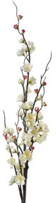 Dekorace umělá bíle kvetoucí větvička Blossom - 7*7*115 cm