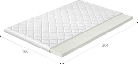 ADRK Furniture Topper T25 160x200 Hypoalergenní potah