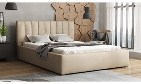 Čalouněná postel s rolovatelným roštem Sonden, Rozměr postele: 140x200, Potah: Victoria 14 853
