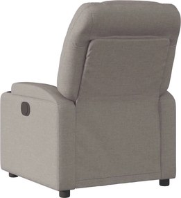 Elektrické polohovací křeslo taupe textil 3204580
