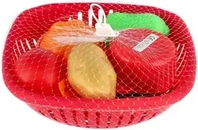 TEDDIES Sada nádobí v ošatce / Dětská kuchyňka / plast / v síťce / od