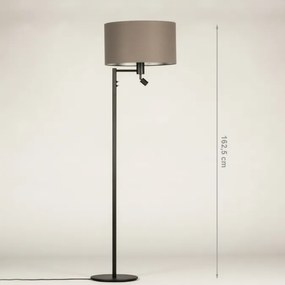 Stojací designová lampa La Scale Grey and Black