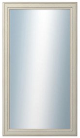 DANTIK - Zarámované zrcadlo - rozměr s rámem cca 50x90 cm z lišty STEP bílá (3018)