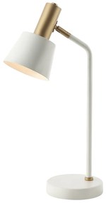 Zambelis 20221 stolní lampa bílá/zlatá, 1xE14, 44cm