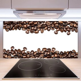 Kuchyňský skleněný panel Káva Zrnka Kuchyně 100x50 cm