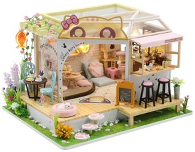 2Kids Toys miniatura domečku Kočičí kavárna se zahrádkou