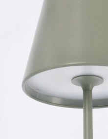 BIZZOTTO Zahradní stojací LED lampa ETNA 38 cm šedozelená