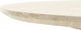 Odkládací stolek Sakala 45 cm travertin/béžový
