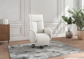 XXXLutz RELAXAČNÍ KŘESLO, kůže, bílá Sit & More - Online Only křesla & taburety - 00014401628G