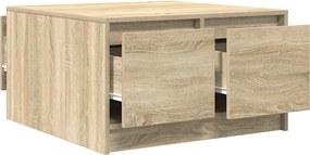 Konferenční stolek se zásuvkami Sonoma Dub 70,5x70x40 cm 3328410